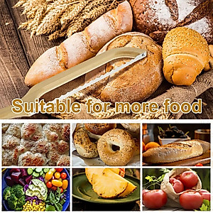 MINIFISH Bread Knife with Bread Scoring Tool for Homemade Bread, 16" Sourdough Bread Knife, Wooden & Stainless Steel Serrated Bread Slicer - Effortless Slicing for Perfect Portions