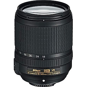 Nikon D7500 DSLR Camera with AF-S DX NIKKOR 18-140mm f/3.5-5.6G ED VR Lens + Nikon Gadget Bag & Accessory Bundle (Renewed)