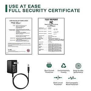 FITE ON AC to DC Replacement Automatic Pet Feeder Power Adapter Wall Cat Dog Brid Feeder Food Dispenser Charger Power Supply Cord UL Listed (for PETLIBRO)