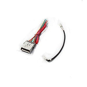 RED WOLF Compatible with GM Chevy GMC Buick 1998-2008 & GM-10 Antenna Adapter Plug Aftermarket Stereo Radio Wiring Harness