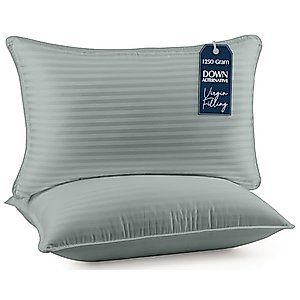 Utopia Bedding Bed Pillows for Sleeping King Size (Light Grey), Set of 2, Cooling Hotel Quality, for Back, Stomach or Side Sleepers