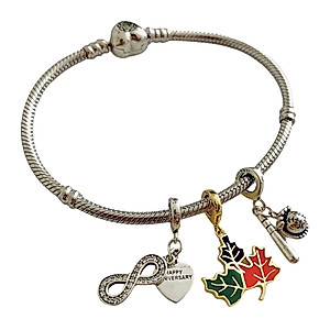 Bolenvi Baseball Bat Glove Sports 925 erling Silver Pendant Charm Bead For Pandora & Similar Charm Bracelets or Necklaces