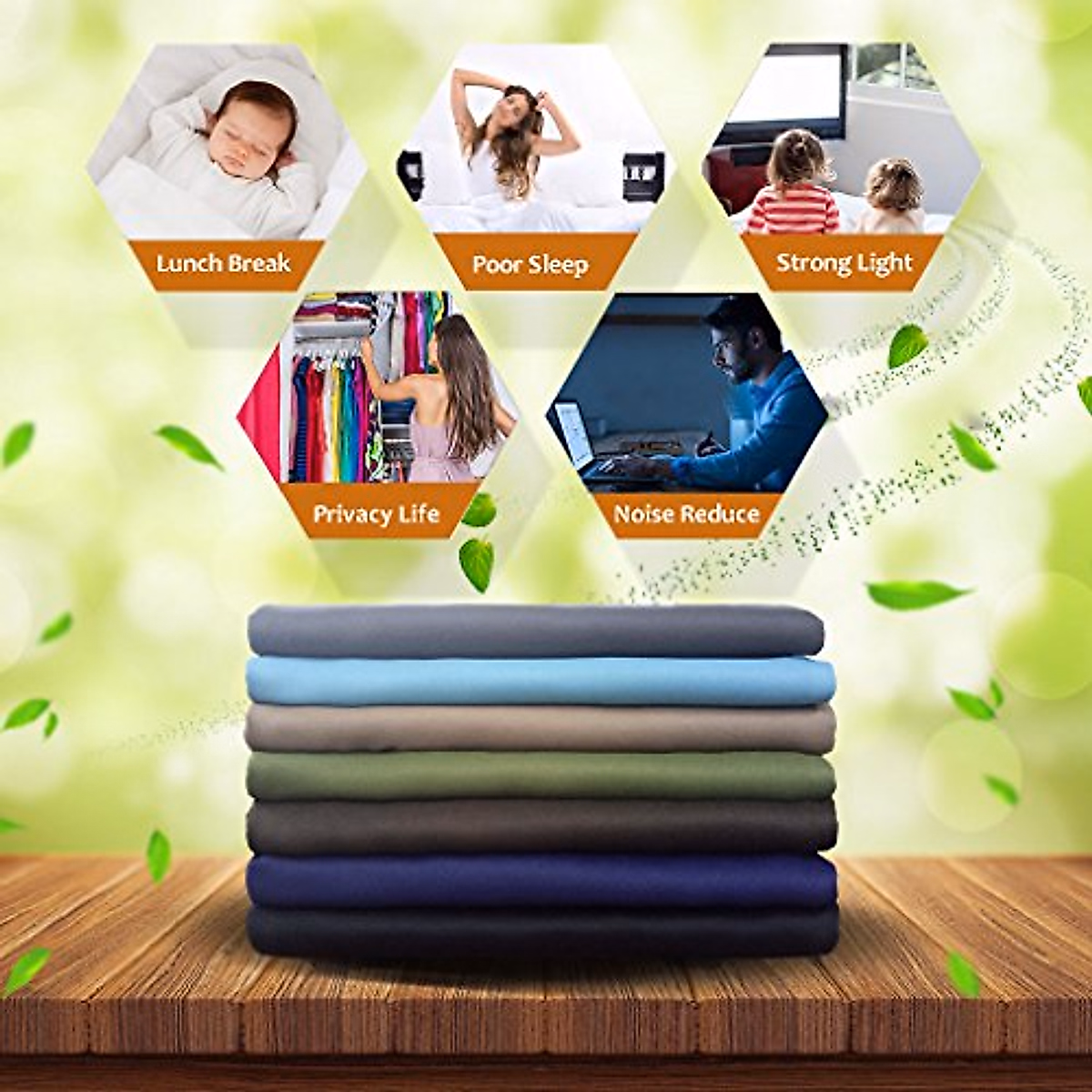 NICETOWN Grey Blackout Patio Sliding Door Curtains 84 inch Length, Grommet Room Divider Thermal Insulated Curtain Drapes for French Door/Living Room (Gray, W100 x L84, 1 Panel)