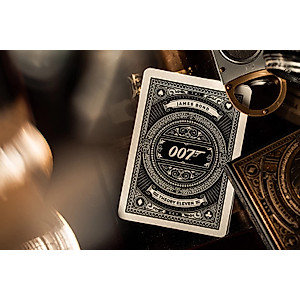 theory11 James Bond 007 Premium Playing Cards - Gold Foil, Official Collectible Deck