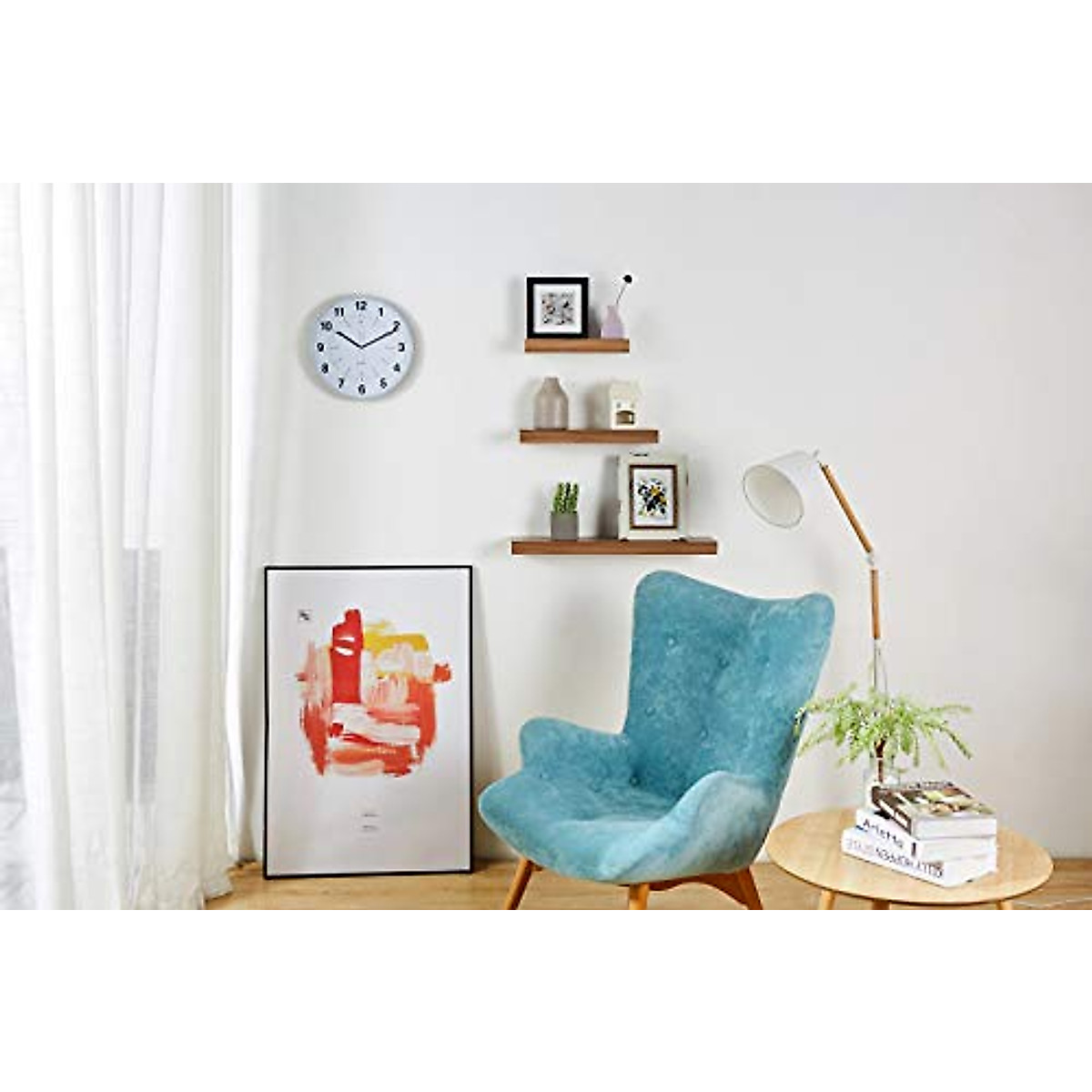 Kiera Grace kieragrace KG Maine Floating Shelves-Golden Oak, 12", 16", 24", Set of 3 Wall Organization