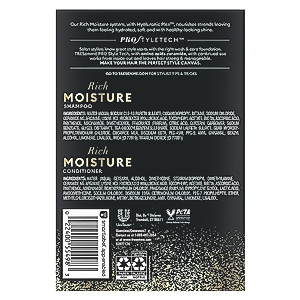 TRESemmé Rich Moisture Shampoo and Conditioner Rich Moisture 2 Count for Dry Hair Formulated With Vitamin E and Biotin 28 oz