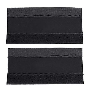 Vbestlife Neoprene Chainstay Protector, 2Pcs Cycling ycle Bike Frame Chain Protector Sticker Guard Pad Bike Chain Protective Cover Wrap (Black) Bike Chain Guard Chainstay Guard