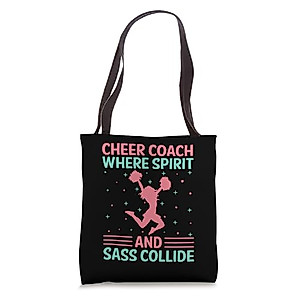Cheerleading Coach Cheer Coach Cheerleader Cheer Training Tote Bag