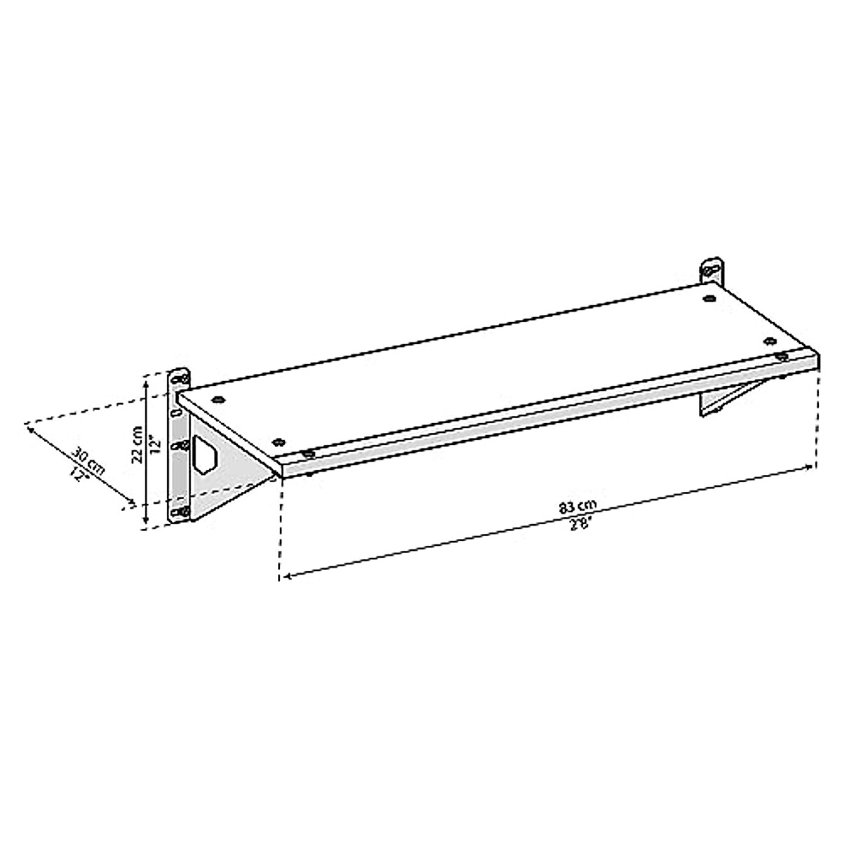 Palram - Canopia Skylight Storage Shed Shelf