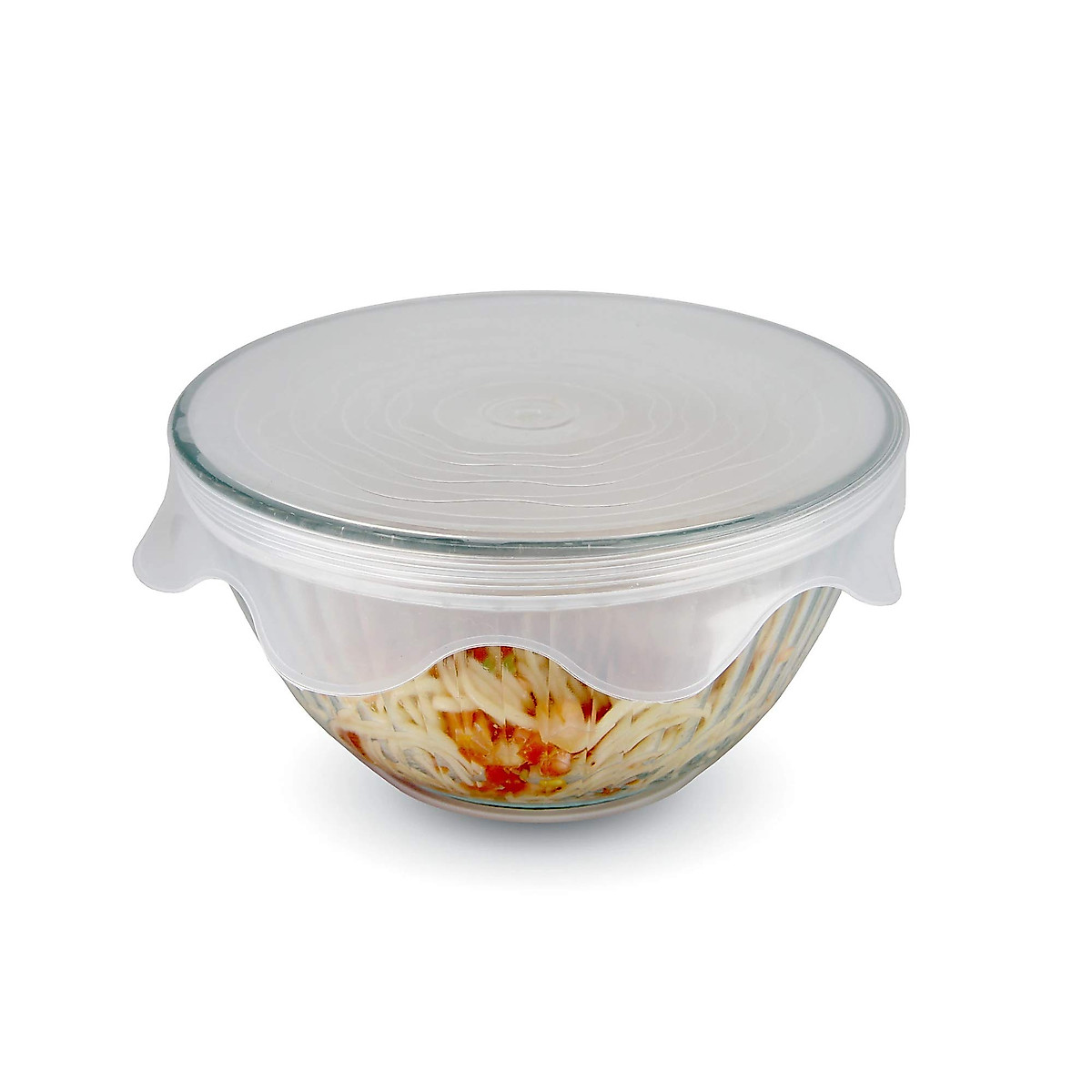 Reusable Vented Microwave Food Covers and Storage Wraps. BPA Free Cling Films Seal Around Ceramic and Plastic Dishes for Mess Free Heating and Reheating. 1 Way Vent Releases Steam, Keeps Food Fresh