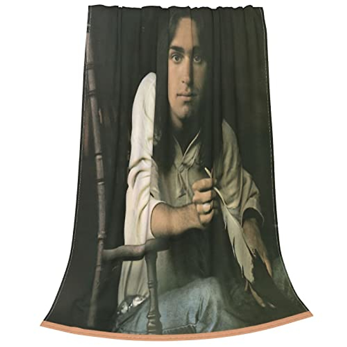 Flannel Blanket Dan Fogelberg Soft Lightweight Throw Blanket Warm Durable Sofa Couch Decor Beding 50"X40"