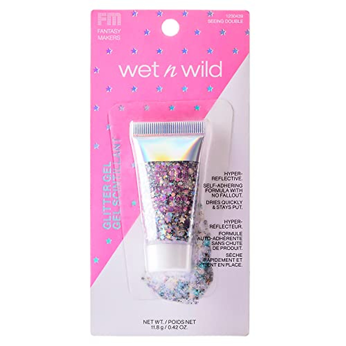 Body Glitter by Wet n Wild Fantasy Makers Glitter Gel Silver Seeing Double