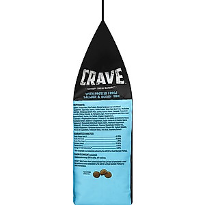 CRAVE Grain Free Adult High Protein Natural Dry Cat Food with Protein from Salmon & Ocean Fish 4 lb