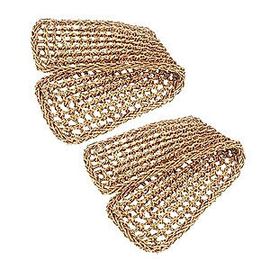 NOLITOY 4 Pcs Climbing Pet Hammock Lizard Hanging Beds Lizards Hammocks Bearded Dragon Tank Accessories Reptile Lizard Lounger Pet Seagrass Cushions Reptile Hammock Reptile Lizard Hammocks