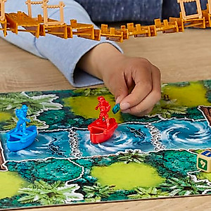 Hasbro Gaming Forbidden Bridge Game, Adventure Board Game, Fun Kids Game for Ages 7 and Up, Game for 2 to 4 Players