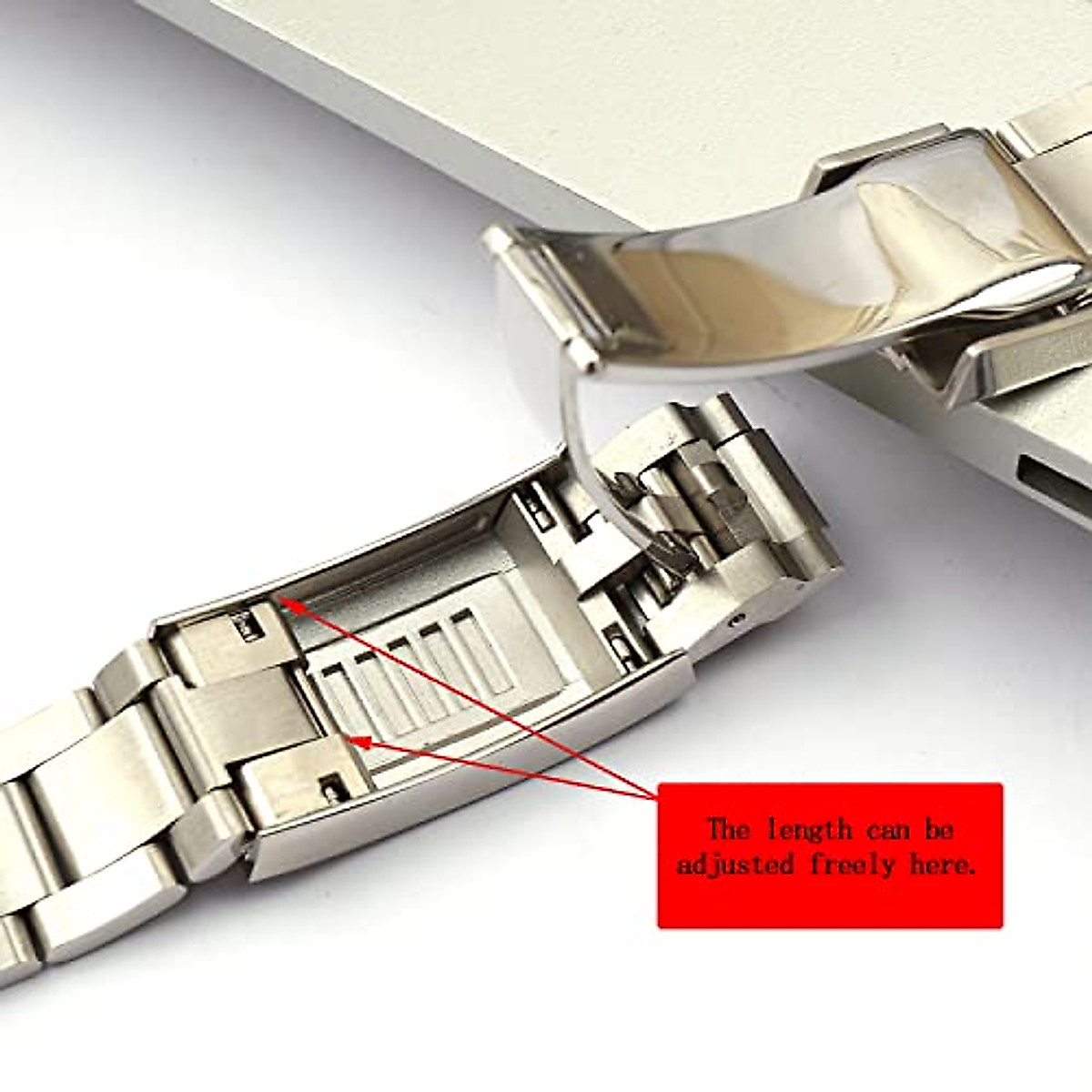 FACLE 20mm Stainless Steel Watch Strap Suitable for Rolex GMT Watch wrist strap accessories watchbands