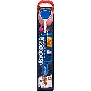 Orabrush Tongue Cleaner, 1 ct (Pack of 6)