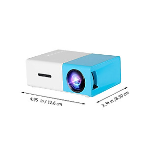 FUOYLOO Home Theater Projector Projector Media Player Equipment Portable Home Cinema Video Plastic Miniature 1080p Lcd Video Projector