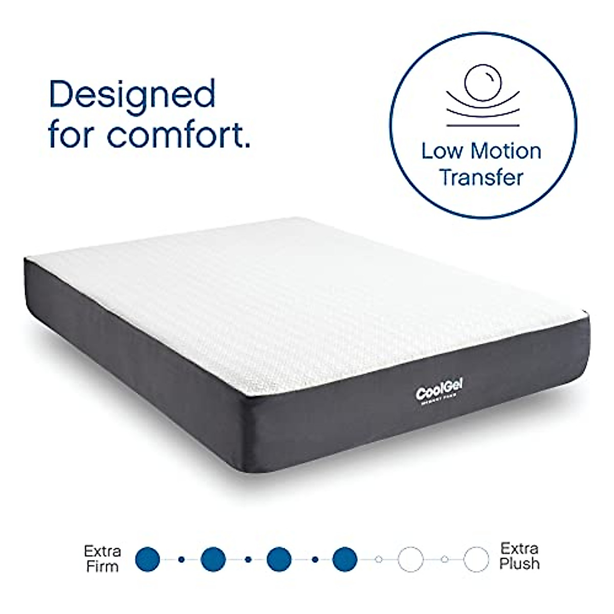 Classic Brands Cool Gel Ventilated Memory Foam 10-Inch Mattress | CertiPUR-US Certified | Bed-in-a-Box, Full