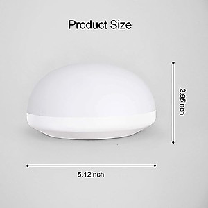 OOWOLF LED Night Lights for Kids Rechargeable Bedside Lamp with Color Changing Mode Dimmable Touchable Ambient Light for Reading, Sleeping, and Relaxing