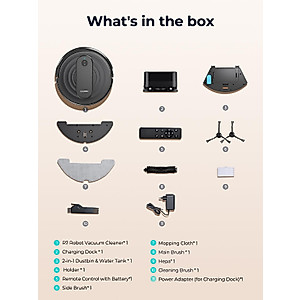 Airzeen Robot Vacuum Cleaner with 3000Pa Suction,Personalized Cleaning Settings,Auto Self-Charging Robotic Vacuum,Carpet Booster,App/Alexa/Remote Control, Ideal for Pet Hair/Hard Floor/Carpet,R7