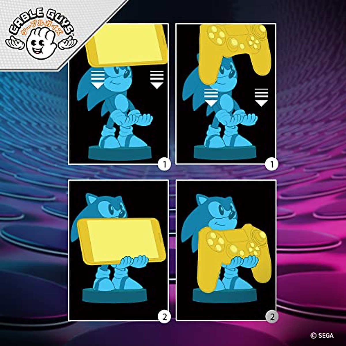 Cable Guys - Halo Figures Master Chief Infinite Gaming Accessories Holder & Phone Holder for Most Controller (Xbox, Play Station, Nintendo Switch)