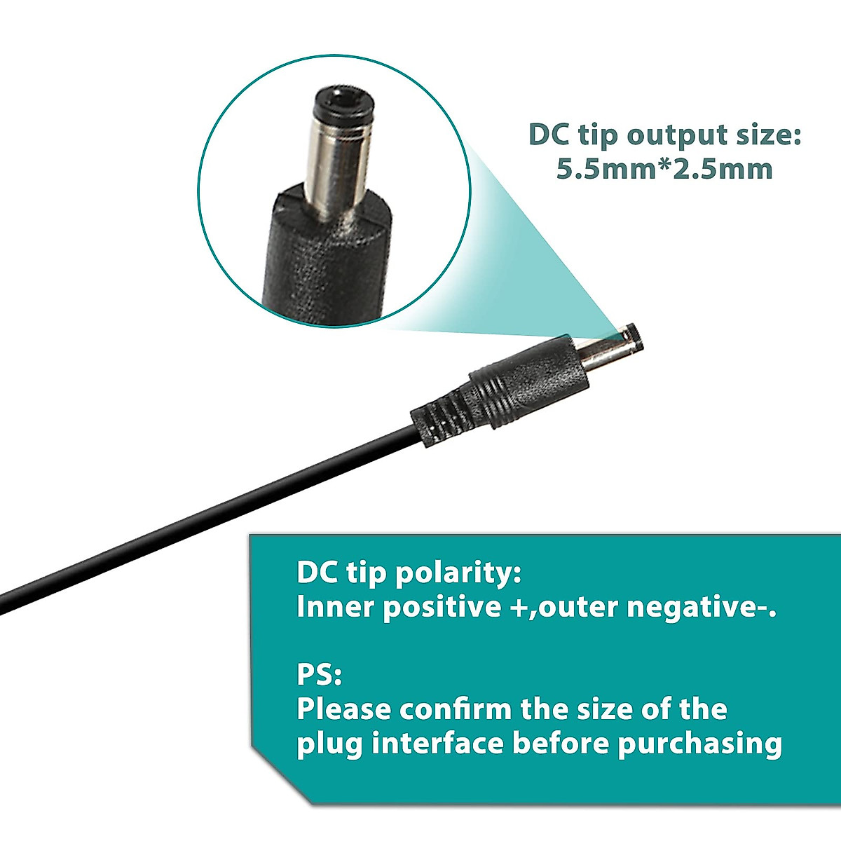 24V 3A 72W DC Power Supply Adapter AC to DC Converter Transformer 100~240V AC Input for 5050 3528 LED Strip 3D Printer CCTV Security System LCD Monitor (24V3A)