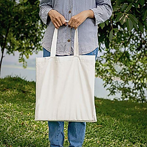 Personalized Floral Initial Cotton Canvas Tote Bag for Events Bachelorette Party Baby Shower Bridal Shower Bridesmaid Christmas Gift Bag | Daily Use | Totes for Yoga, Pilates, Gym, Workout | Initial T