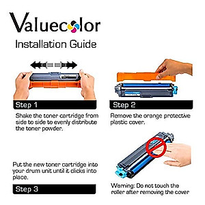 ValueColor Compatible Toner Cartridge Replacement for Brother TN221 Black TN221BK Use with MFC-9130CW HL-3140CW HL-3170CDW HL-3180CDW MFC-9330CDW MFC-9340CDW (2 Black)