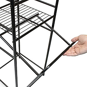 Sorbus Bathroom Tower Hamper Organizer - Features Tilt Out Laundry Hamper and 2-Tier Storage Shelves - Great for Bathroom, Laundry Room, Bedroom, Closet, Nursery, and more