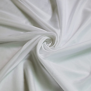 100cm*140cm White Silk Cotton Fabric Lining Material for Dress Natural Silk Cotton Fabric Material