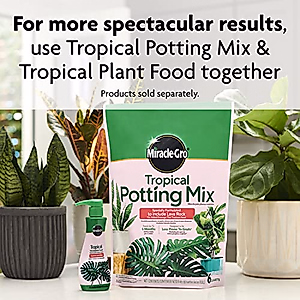 Miracle-Gro Tropical Houseplant Food - Liquid Fertilizer for Tropical Houseplants, 8 fl. oz.