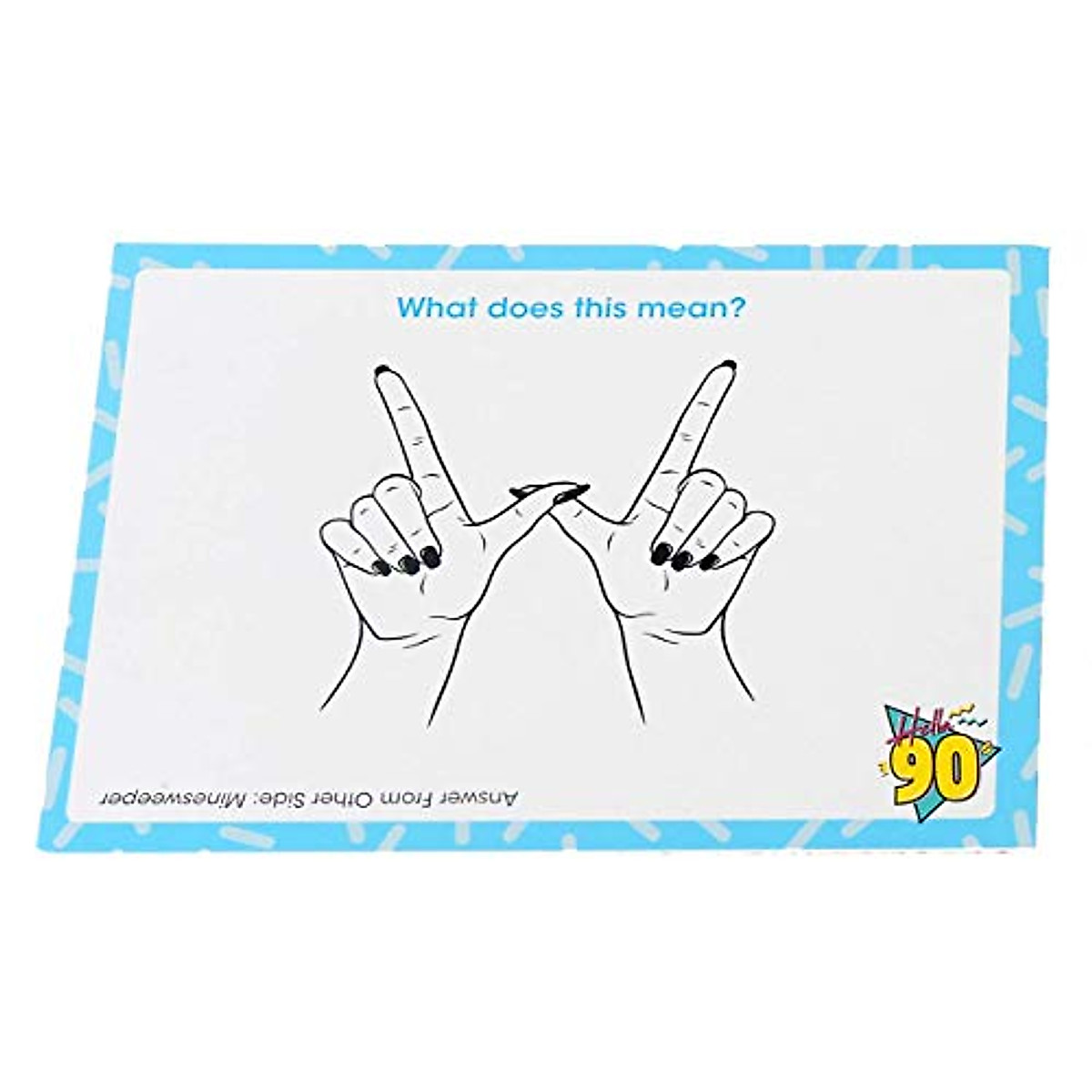 Buffalo Games Hella 90's - Pop Culture Trivia Game Brown