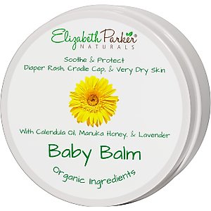 Organic Calendula Ointment Baby Rash Cream - Baby Eczema Cream, Cradle Cap Treatment, Diaper Rash Ointment, Baby Butt Cream - Calendula Oil, Manuka Honey, Lavender, and Coconut - Baby Skin Care (2oz)