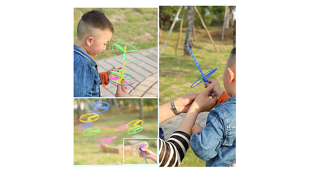 POPLAY 40 Sets Flying Discs for Kids - Fun Outdoor Toys