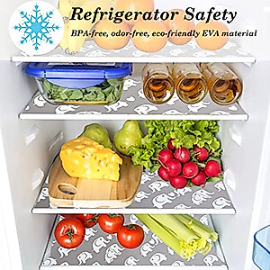 Cabinet Liners Non Slip 17.5 Inch Wide X 20 Ft Non Adhesive Shelf Liners Waterproof Cabinet Drawer Liner Thicken Refrigerator Shelf Liner for Wire Shelf Pantry Bathroom