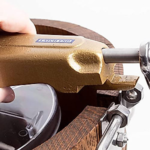 Lehman's Manual Ice Cream Maker - Make Your Own Homemade Ice Cream, Hand Crank with Stainless Steel Can and Oak Tub, 8 Quart Capacity