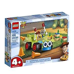 LEGO Disney Pixar’s Toy Story 4 Woody & RC 10766 Building Kit (69 Pieces)