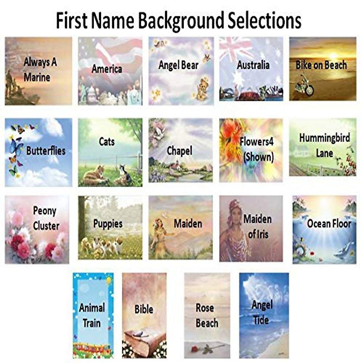 All About You Personalized Name Meaning Keepsake Print Gifts Signs Wall Art Decoration