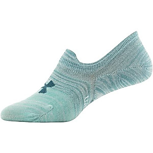 Under Armour Women's Essential Ultra Low Tab Socks, Multipairs, Still Water Assorted (6-Pairs), Medium