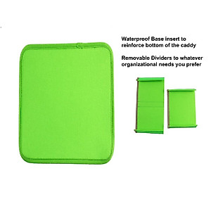 Secure All Caddy | Large Soft Eco-Friendly Nursery Organizer Diaper Caddy for Baby Needs, Arts, Office & School Supplies, Knitting, Sewing Supplies, Car Organization & More (1 Caddy)