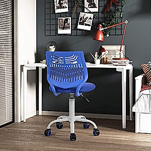 Homy Casa Inc Favors Chair, Dark Blue