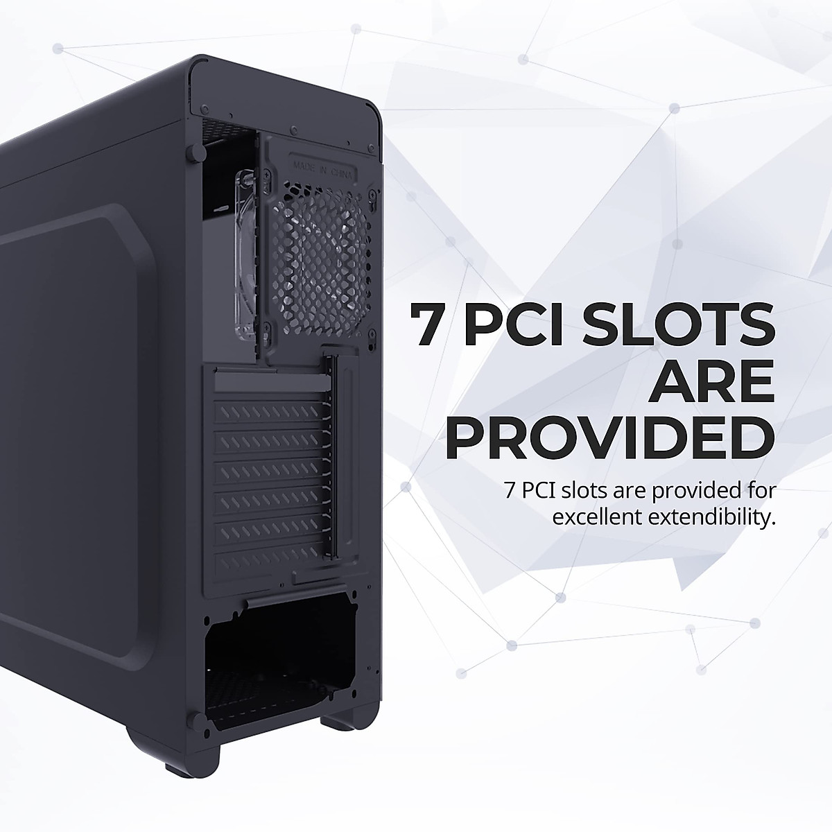 Zalman i3 Edge ATX Mid Tower Computer Case Gaming PC Case, Includes 4X 120mm White LED Fans, Acrylic Side Window, High Airflow Mesh Panel, USB 3.0,Black