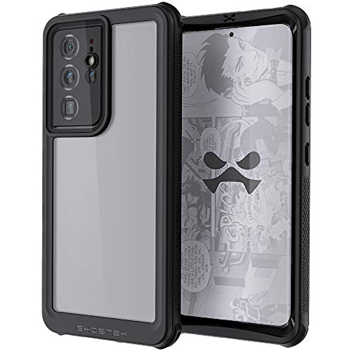 Ghostek NAUTICAL Waterproof Samsung Galaxy S21 Ultra 5G Case - Screen & Camera Protector, Shockproof (6.8") Phantom Clear