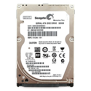 Seagate Momentus Thin 320 GB 7200 RPM SATA 3Gb/s 16 MB Cache 2.5-Inch Internal Notebook Hard Drive (ST320LT007)