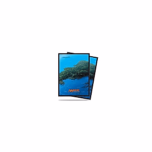 Ultra Pro Magic: The Gathering Mana 5 Island Deck Protector for Standard Size Cards (80 ct.), Multicolor, One Size