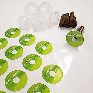 AeroGarden Seed Pod Labels, Green