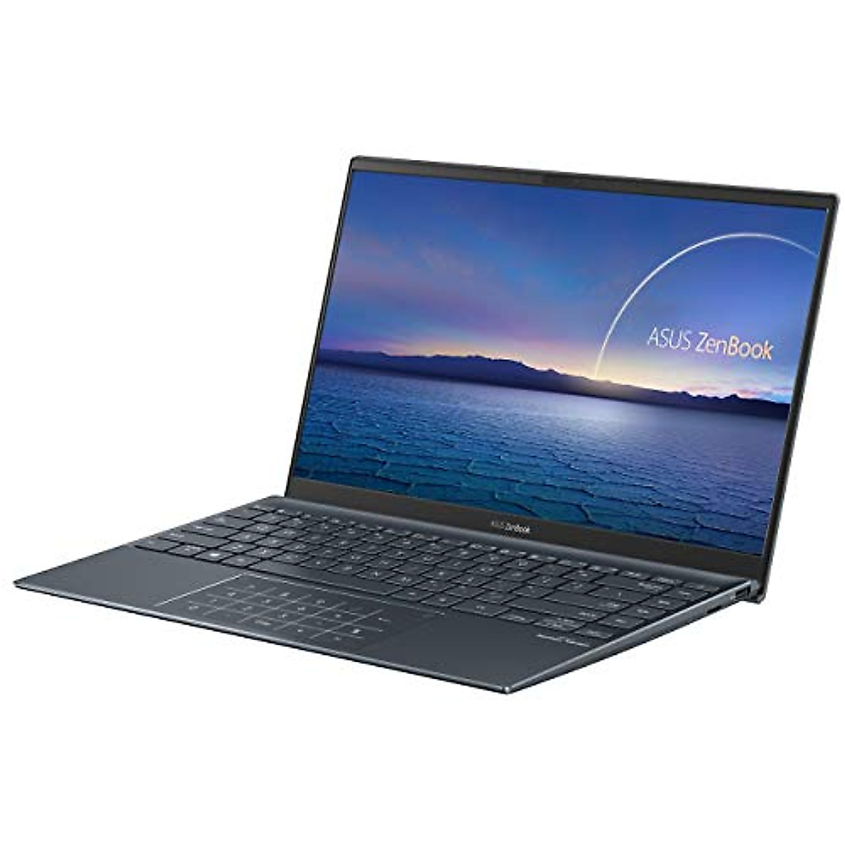 Newest Asus Zenbook 14" IPS FHD NanoEdge Bezel Display Ultra-Slim Laptop, 4th Gen AMD Ryzen 7 4700U 8-Core, 16GB RAM, 1TB PCIe SSD, Backlit Keyboard, NumberPad, Windows 10 Pro, Pine Gray