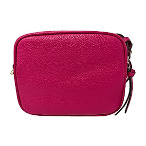 Kate Spade New York Mulberry Street Pyper Pebbled Leather Crossbody Shoulder Bag, Pink Ruby