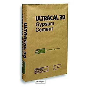 ULTRACAL 30 Gypsum Cement - Plaster - for Dot Mandala, Mold Making and Casting, Ideal for Latex Molds! Takes Excellent Detail (10 lb)